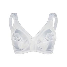 Sassa Mode Entlastungs-BH SASSA "Entlastungs Soft BH Functional Bras", Damen, Gr. 100, Cup C, wei&szlig;, Stoff, Obermaterial: 85% Polyester PES. 15% Elasthan EL., BHs Entlastungs-BH