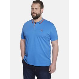 Poloshirt CHARLES COLBY "Poloshirt EARL EMLYN", Herren, Gr. L, blau, Obermaterial: 100% Baumwolle CO., comfort fit normal, ohne Ausschnitt, Shirts