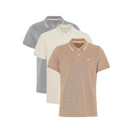 Poloshirt Blend "Poloshirt BHPolo", Herren, Gr. L, gr&uuml;n (forest nighttoffeeoyester), Obermaterial: 100% Baumwolle CO., Shirts
