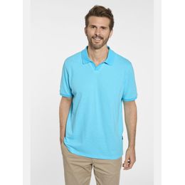 Poloshirt Babista "Poloshirt ELENZIO", Herren, Gr. L, blau (t&uuml;rkis), Obermaterial: 50% Baumwolle CO. 50% Polyester COOLMAX PES(Coolmax)., Shirts