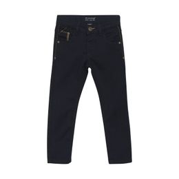 5-Pocket-Jeans Minymo "5-Pocket-Jeans MIJeans", Jungen, Gr. 104, N-Gr, blau (blau night), Obermaterial: 80% Baumwolle CO. 19% Polyester PES. 1% Elasthan EL., Jeans 5-Pocket-Jeans