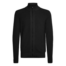 !Solid Strickjacke SOLID "Strickjacke SDNicklas", Herren, Gr. XL, schwarz, Obermaterial: 100% Baumwolle CO., Strickjacken Strickjacke