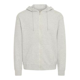 Sweatjacke Blend "Sweatjacke BHBRODY Sweatshirt zipp hood", Herren, Gr. XL, grau (stone mix), Obermaterial: 60% Baumwolle CO. 40% Polyester PES., Sweatjacken Sweatjacke