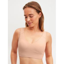 Bustier Calida "Natural Skin", Damen, Gr. L (48/50), N-Gr, rose teint, Interlock, Obermaterial: 83% Modal (TENCEL&trade;), 17% Elasthan, BHs Bustier, aus weicher Interlock-Qualit&auml;t, atmungsaktiv, ohne B&uuml;gel
