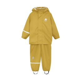 Regenjacke CeLaVi "Regenoverall CEMagic", Jungen, Gr. 120, gelb (mineral gelb), Obermaterial: 100% Polyester PES., Overalls Regenjacke