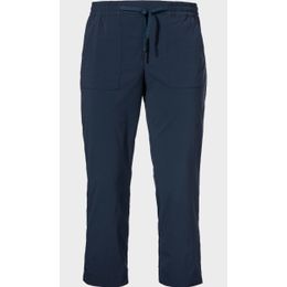 Sch&ouml;ffel 3/4-Hose SCH&Ouml;FFEL "Pants Rangun L", Damen, Gr. 40, Normalgr&ouml;&szlig;en, 8820, blau, Oberstoff: 95% Nylon, 5% Elasthan, Hosen