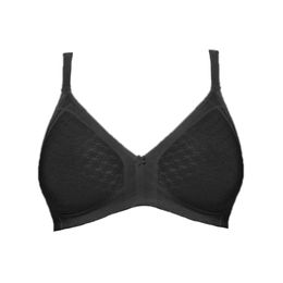 B&uuml;gelloser BH SuSa "BH ohne B&uuml;gel Topsy", Damen, Gr. 90, Cup C, schwarz, Stoff, Obermaterial: 40% Baumwolle CO. 30% Polyamid PA. 30% Elasthan EL., BHs