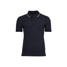 Poloshirt Armani Exchange "Poloshirt POLO SHIRT", Herren, Gr. L, blau (dunkelblau), Obermaterial: 100% Baumwolle CO., Shirts