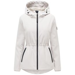 Outdoorjacke Marikoo "Katzilein", Damen, Gr. L, bone, Obermaterial: 100% Polyester; Futter: 100% Polyester; Wattierung: 100% Polyester; &Auml;rmelfutter: 100% Polyester, Jacken Outdoorjacke, mit verstellbarem Taillenkordelzug