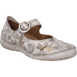 Sandale Josef Seibel "Fergey 80, creme-multi", Damen, Gr. 39, beige (creme, multi), Obermaterial: 100% Rindsleder Leather cow., Schuhe Sandale