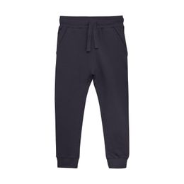 Sweathose EN FANT "Sweathose ENSweatpants", M&auml;dchen, Gr. 98, N-Gr, blau (parisian night), Web, Obermaterial: 95% Baumwolle CO. 5% Elasthan EL., unifarben, regular fit, Hosen Sweathose