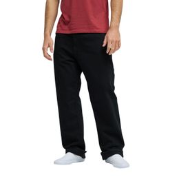 Regular-fit-Jeans Quiksilver "Baggy Denim", Herren, Gr. 33(M/L), schwarz, Obermaterial: 80% Walkfrottier, 20% Walkfrottier;, Jeans