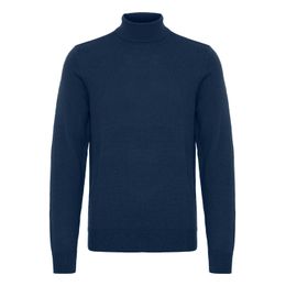 Rollkragenpullover Blend "Rollkragenpullover BHPullover", Herren, Gr. L, blau (marineblaus), Obermaterial: 85% Polyacryl PAN. 15% Wolle WO., Pullover Rollkragenpullover