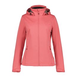 Softshelljacke Icepeak "BOISE", Damen, Gr. 36, mandarine, Obermaterial: 100% Polyester, Jacken Softshelljacke