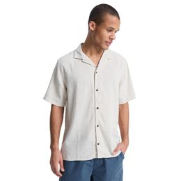 Funktionshemd Quiksilver "Sunrise", Herren, Gr. M, US-Gr&ouml;&szlig;en, bone, Obermaterial: 55% Walkfrottier, 45% Hanf;, Hemden