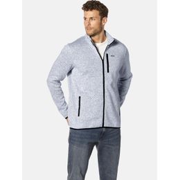 Sweatjacke Babista "Fleecejacke CIOTOLLI", Herren, Gr. XL, blau, Obermaterial: 100% Polyester COOLMAX PES(Coolmax)., Sweatjacken Sweatjacke