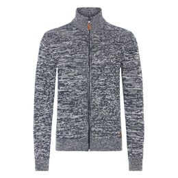 Strickjacke Blend "Trainingsjacke BHDano", Herren, Gr. S, blau (marineblaus), Obermaterial: 70% Baumwolle CO recyc.. 30% Polyester Pol. recyc.., Strickjacken Strickjacke