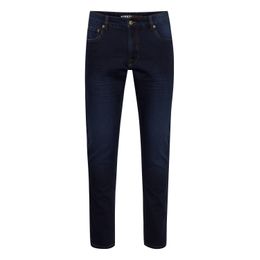 !Solid 5-Pocket-Jeans SOLID "5-Pocket-Jeans SDTulio", Herren, Gr. 28, L&auml;nge 32, blau (dunkelblau denim), Obermaterial: 80% Baumwolle CO. 18% Polyester PES. 2% Elasthan EL., Hosen 5-Pocket-Jeans