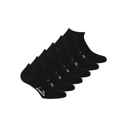 Sneakersocken Diadora "Socken 6er Pack", Herren, Gr. 35-38, schwarz, Obermaterial: 75% Baumwolle CO. 23% Polyester PES. 2% Elasthan EL., Socken Sneakersocken
