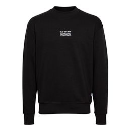!Solid Longpullover SOLID "Sweatshirtpullover SDRubio", Herren, Gr. L, schwarz (true schwarz), Obermaterial: 60% Baumwolle CO. 40% Polyester PES., Sweatshirts Longpullover
