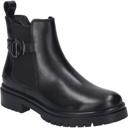 Stiefelette Josef Seibel "Stacey 04, schwarz", Damen, Gr. 37, schwarz, Obermaterial: 100% Rindsleder Leather cow., Schuhe Stiefelette