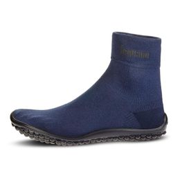 Barfu&szlig;schuh Leguano "CLASSIC", Damen, Gr. M (40/41), blau (dunkelblau), Textil, Schuhe Sockboots Barfu&szlig;schuh Schlupfboots Sommerschuh, Bequemschuh, Komfortschuh, Flats, Schlupfboots mit dehnbarem Schaft