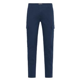 Cargohose Blend "Cargohose BHTira", Damen, Gr. 34, L&auml;nge 34, blau (marineblaus), Obermaterial: 98% Baumwolle CO. 2% Elasthan EL., Hosen Cargohose