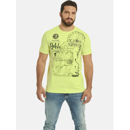 Rundhalsshirt Jan Vanderstorm "T-Shirt DOMINIK", Herren, Gr. XXL, gr&uuml;n (hellgr&uuml;n), Obermaterial: 100% Baumwolle CO., comfort fit normal, Rundhals, Shirts Rundhalsshirt