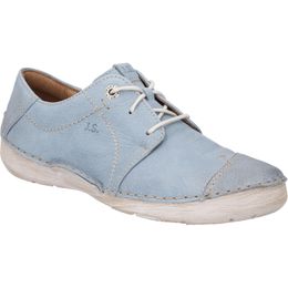 Schn&uuml;rschuh Josef Seibel "Fergey 20, skyblue-kombi", Damen, Gr. 38, blau (skyblau, kombi), Obermaterial: 100% Rindsleder Leather cow., Schuhe Schn&uuml;rschuh