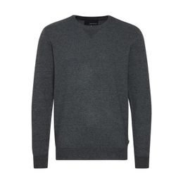 Strickfleece-Pullover Blend "Strickpullover BHCerstan", Herren, Gr. XXL, grau (charcoal mix), Obermaterial: 100% Polyester PES., Pullover