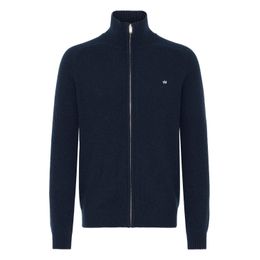 Strickjacke Kronstadt "Trainingsjacke KSDoors", Herren, Gr. M, blau (sky captain), Obermaterial: 70% Wolle mw. 30% Polyamid PA., Strickjacken Strickjacke