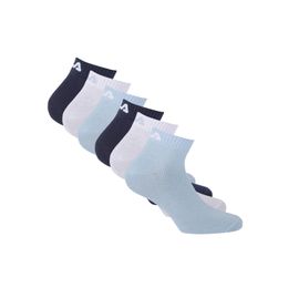 Kurzsocken Fila "Socken 6er Pack", Herren, Gr. 39-42, blau (sky), Obermaterial: 75% Baumwolle CO. 23% Polyester PES. 2% Elasthan EL., Socken