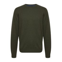 Strickfleece-Pullover Blend "Strickpullover BHNolen", Herren, Gr. XL, gr&uuml;n (deep depths), Obermaterial: 100% Baumwolle CO., Pullover