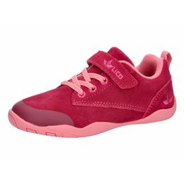 Barfu&szlig;schuh Lico "Barfu&szlig;schuh Praslin", Kinder, Gr. 24, rosa, Veloursleder, Schuhe Barfu&szlig;schuh
