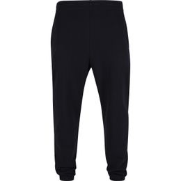 Stoffhose Urban Classics "Urban Classics Herren Ultra Heavy Sweatpants", Herren, Gr. XL, US-Gr&ouml;&szlig;en, schwarz, 100% Baumwolle, unifarben, loose fit, Hosen Stoffhose