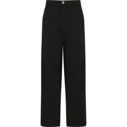 Stoffhose Urban Classics "Urban Classics Herren Carpenter Pants", Herren, Gr. 36, Normalgr&ouml;&szlig;en, schwarz, 100% Baumwolle, unifarben, relaxed fit, Hosen Stoffhose