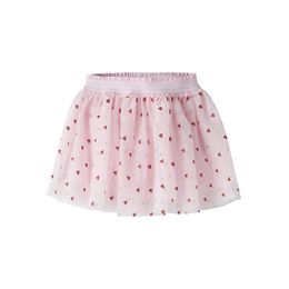 Minirock name it "NMFBEROSS TULLE SKIRT", M&auml;dchen, Gr. 116, cradle pink, T&uuml;ll, Obermaterial: 100% Polyamid, bedruckt, Basic mini, R&ouml;cke Minirock