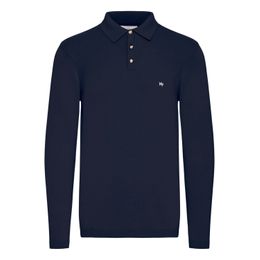 Longsleeve Kronstadt "Strickpullover KSEmil", Herren, Gr. L, blau (sky captain), Obermaterial: 100% Baumwolle CO., Shirts