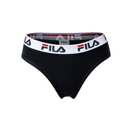 Slip Fila "Slip 1er Pack", Damen, Gr. S, schwarz, Obermaterial: 95% Baumwolle CO. 5% Elasthan EL., Unterhosen Slip