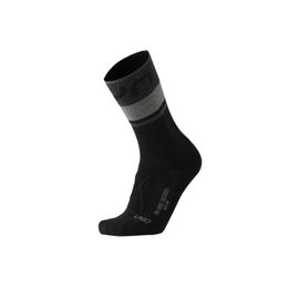 Kurzsocken uyn "Socken 1er Pack", Herren, Gr. 39-41, bunt (grau, schwarz), Obermaterial: 50% Polyamid PA. 24% Wolle mw. 16% Polypropylen PP. 7% Polyacryl PAN. 3% Elasthan EL., Socken