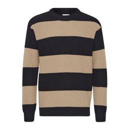 !Solid Strickfleece-Pullover SOLID "Strickpullover SDSergio", Herren, Gr. XL, schwarz (true schwarz), Obermaterial: 100% Baumwolle CO recyc.., Pullover