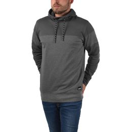 !Solid Kapuzenpullover SOLID "Hoodie SDBekir", Herren, Gr. XXL, grau (forged iron), Web, Obermaterial: 100% Baumwolle CO., meliert, normal, Pullover Kapuzenpullover