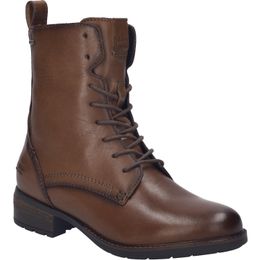 Stiefelette Josef Seibel "Kate 50, cognac", Damen, Gr. 38, braun (cognac), Obermaterial: 100% Rindsleder Leather cow., Schuhe Stiefelette