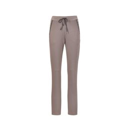 2-in-1-Hose GOLDNER "Hose SARA", Damen, Gr. 46, N-Gr, gr&uuml;n (graugr&uuml;n), Obermaterial: 67% Viskose CV. 27% Polyamid PA. 6% Elasthan EL., Hosen