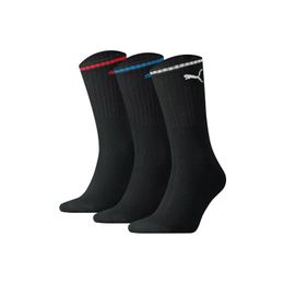 Kurzsocken Puma "Socken 3er Pack", Herren, Gr. 43-46, schwarz, Obermaterial: 76% Baumwolle CO. 21% Polyester PES. 2% Elastodien ED. 1% Elasthan EL., Socken