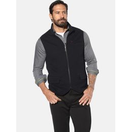 Sweatweste Jan Vanderstorm "Sweatweste LINDBORG", Herren, Gr. XXL, schwarz, Obermaterial: 55% Baumwolle CO. 45% Polyester COOLMAX PES(Coolmax)., Westen