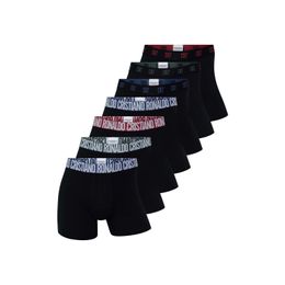 Boxershorts CR7 "Boxershort 7er Pack", Herren, Gr. L, bunt (schwarz, gr&uuml;n, blau, rot), Obermaterial: 95% Baumwolle CO. 5% Elasthan EL., Unterhosen