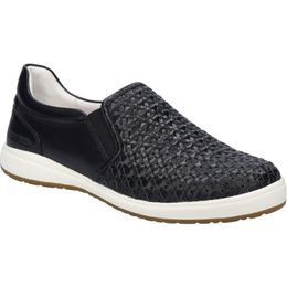 Slipper Josef Seibel "Caren 72, schwarz", Damen, Gr. 40, schwarz, Obermaterial: 100% Rindsleder Leather cow., Schuhe Slipper