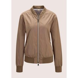 Madeleine Mode Jackenblazer MADELEINE "Blouson Blouson", Damen, Gr. 38, beige (caramel), Obermaterial: 100% Polyester PES., Blazer