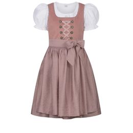 N&uuml;bler Dirndl N&Uuml;BLER "Kinderdirndl Kim", M&auml;dchen, Gr. 116, EURO, orange, Obermaterial: 100% Polyester PES., Kleider